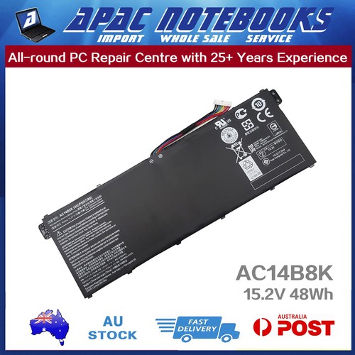 Genuine Acer Battery AC14B3K AC14B7K AC14B8K AC14B18K AP14B8K 15.2V ...