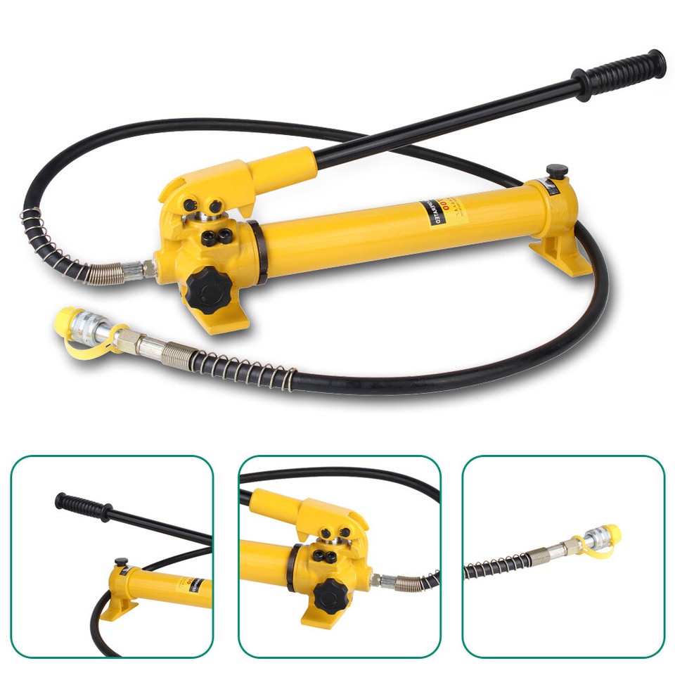 2 Speed Hydraulic Hand Pump CP-700 Hydraulic Manual Pump 10000 PSI 10&4 Ton | eBay