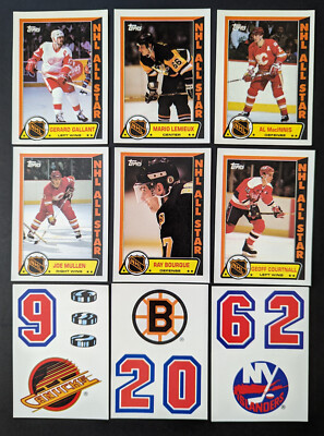 1989-90 Topps Hockey Stickers Insert Cards and Team Logo. U-pick from ...