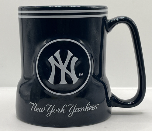 MLB NY Yankees Coffee Mug Raised 3D Logo 2016 Boelter Brands | eBay