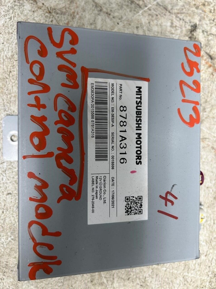 2022 MITSUBISHI OUTLANDER Camera Control Module OEM Part Number ...