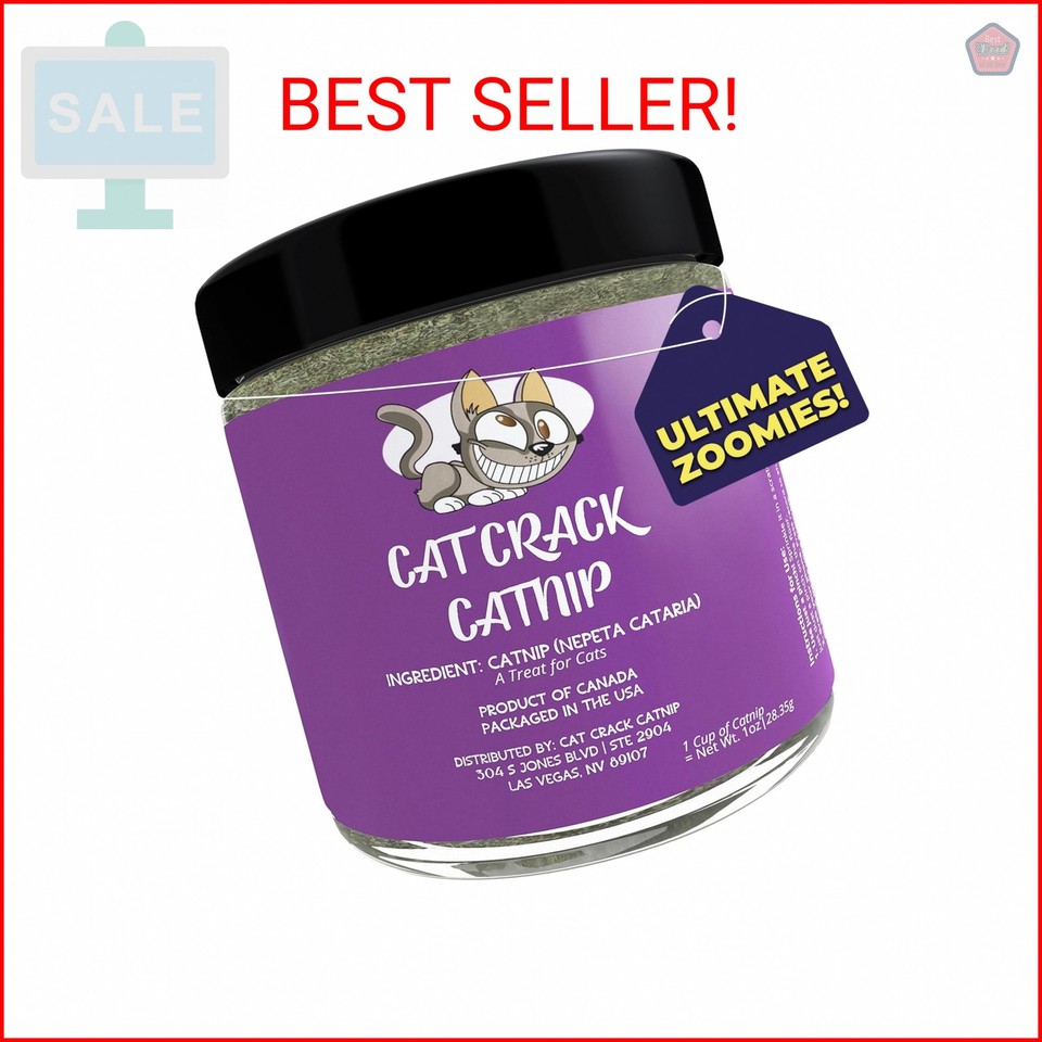 Cat Crack Catnip, Zoomie-Inducing Cat Nip Blend, North American Made ...