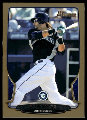2013 Bowman Gold Mike Morse #143 Seattle Mariners 22E | eBay
