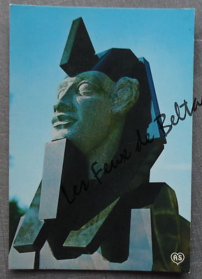 LE SPHINX SCULPTURE JEAN CROS EXPOSITION DU GRANIT CASTRES 1970 ...
