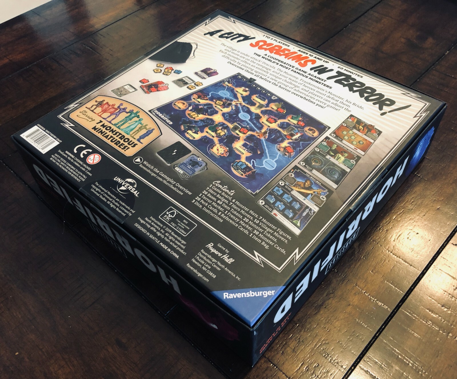 Horrified Universal Monsters Board Game (EMPTY Replacement Box Only) | eBay