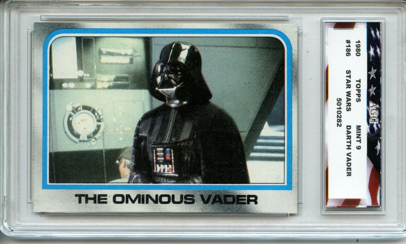1980 Topps Star Wars #186 Darth Vader The Ominous Vader AGC 9 Mint | eBay