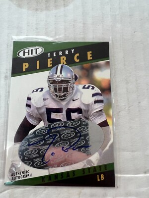 Terry Pierce 2003 SAGE HIT Rookie Auto #A34 NrMt | eBay