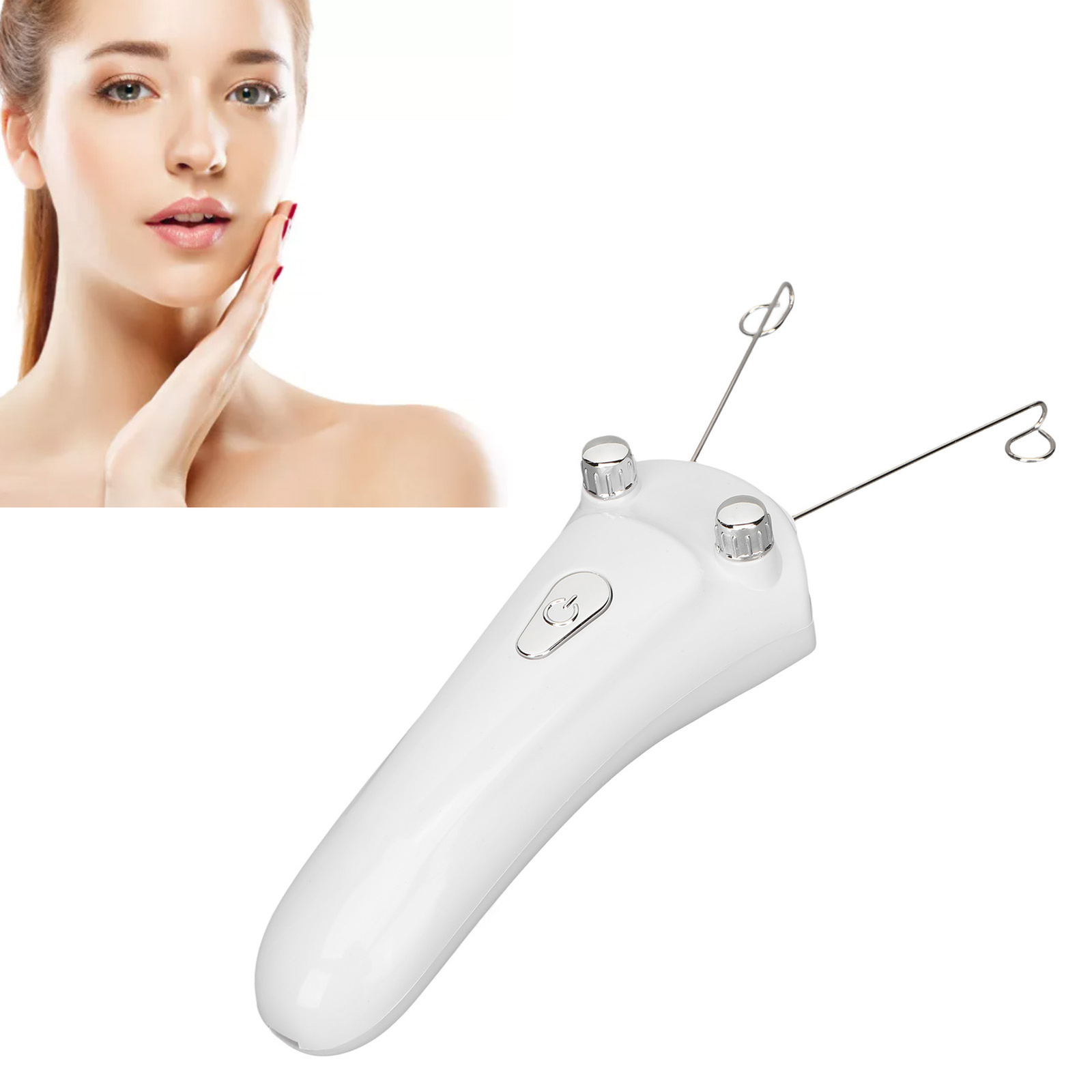 Facial Threading Hair Removal LED Light USB Rechargeable Electric ...