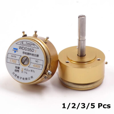 Precision Conductive Plastic Potentiometer WDD35D-1 Angular Sensor 1K ...