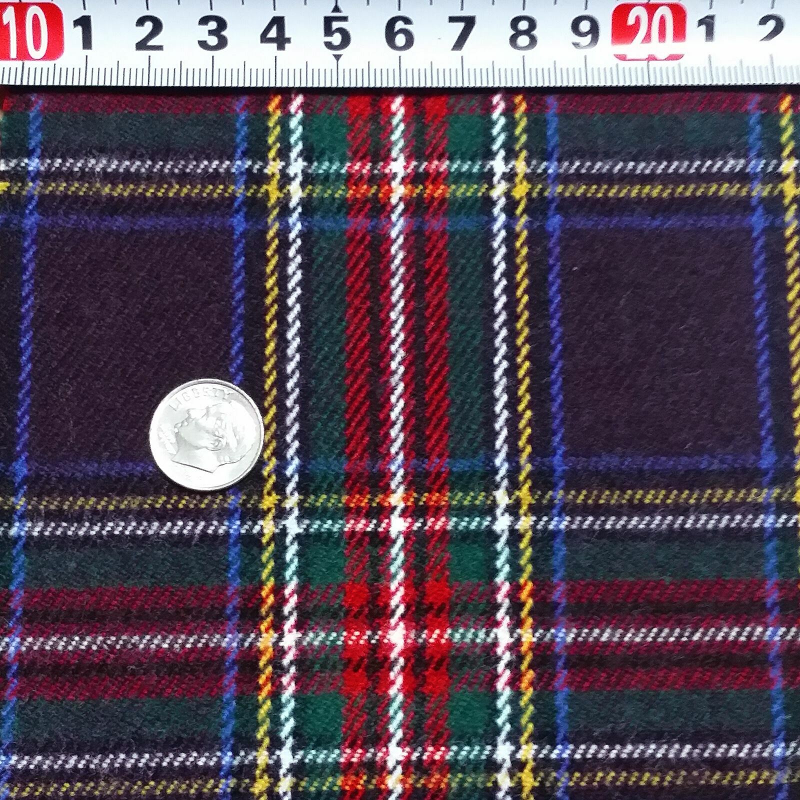 SOFT BRUSHED ACRYLIC COAT JACKET UNIFORM FABRIC DANDY SCOTTISH TARTAN ...