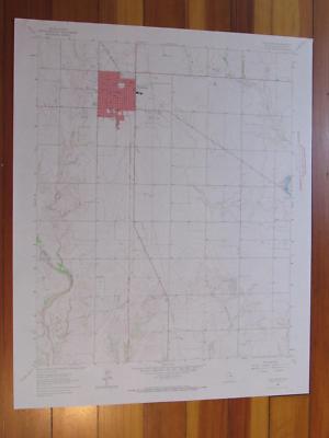 Wellington Texas 1967 Original Vintage USGS Topo Map | eBay