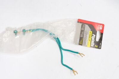 (2-Pk) Gardner Bender Stranded Grounding Pigtail 12 AWG 8" GGP-1502 | eBay
