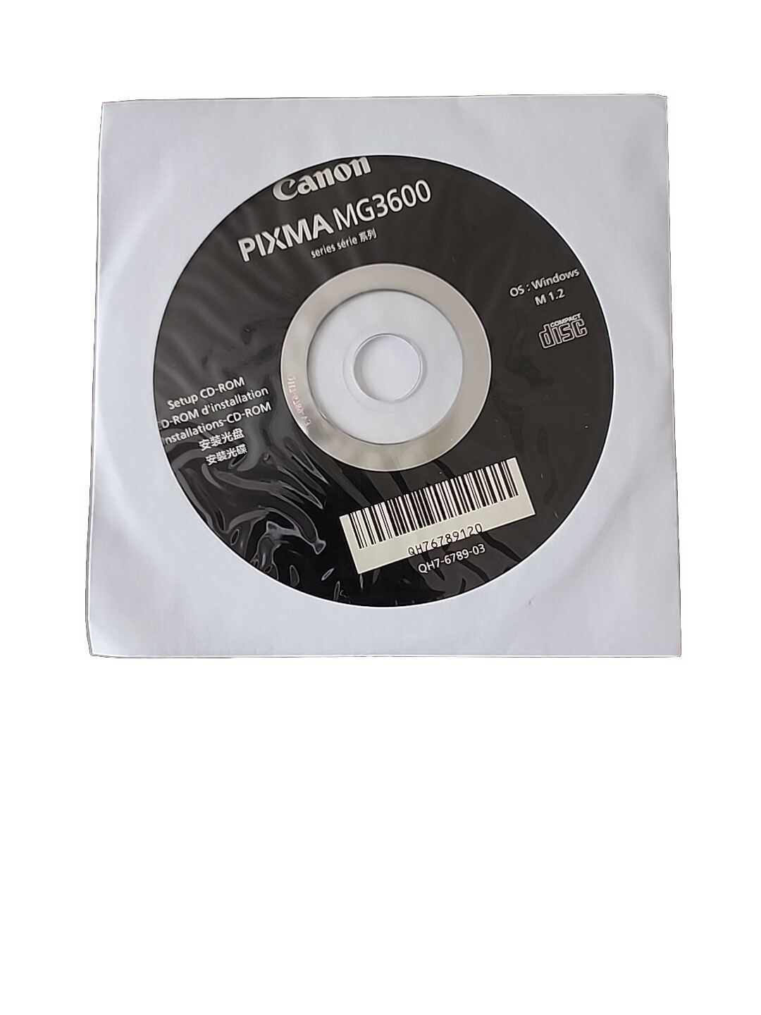 Canon+Pixma+MG3600+Software+Setup+CD-ROM+Windows+M+1.2 for sale online ...