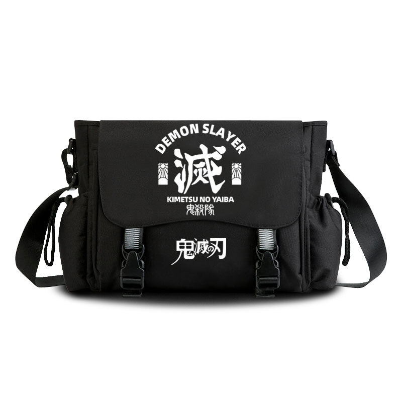 Anime Shoulder Bags Demon Slayer Messenger Bag Cosplay Satchel Travel ...