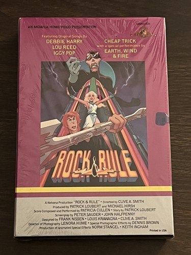 ROCK & RULE - BETA NEW SEALED RARE - 1983 NELVANA MGM/UA BOX 1st PRINT ...