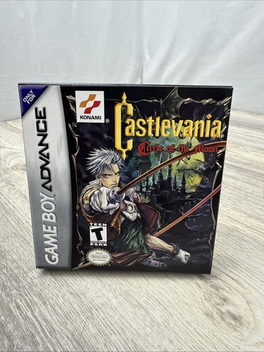 (NO GAME) Authentic GBA Castlevania Circle of the Moon Box Gameboy ...