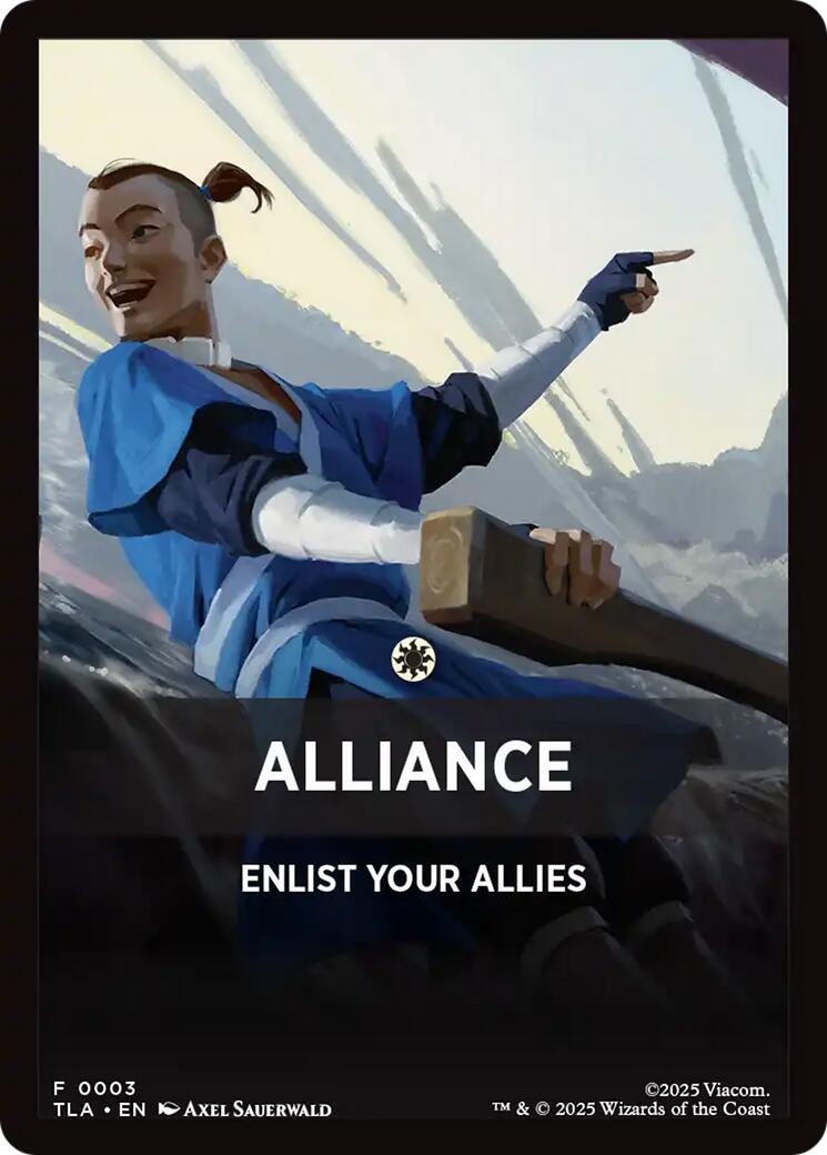 Alliance Theme Card Avatar: The Last Airbender Regular for sale online ...