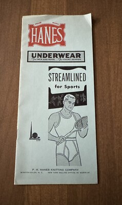 1940 New York World’s Fair Hane’s Underwear Brochure | eBay