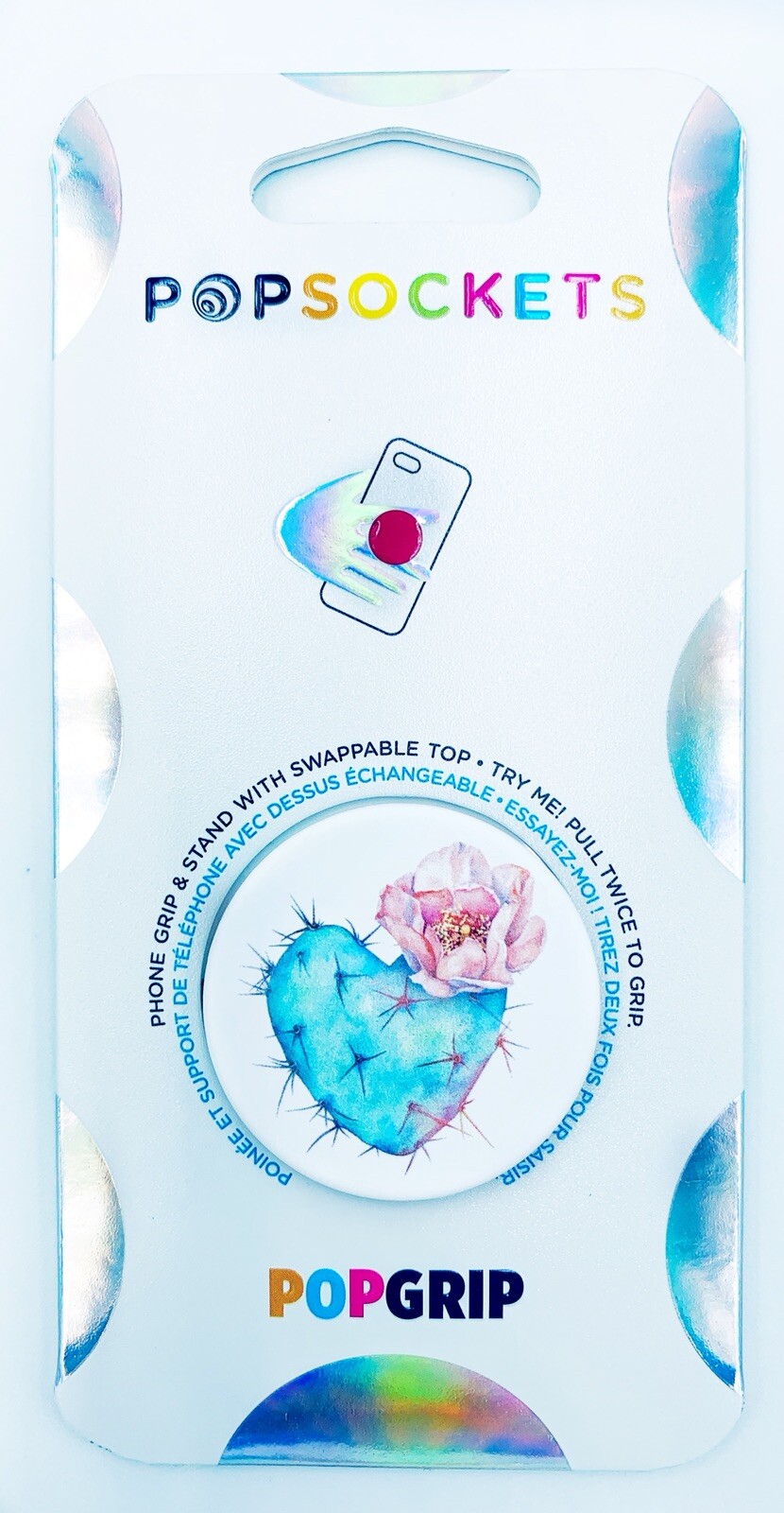 Authentic Popsockets Succulent Heart Phone Holder Grip Pop Socket ...