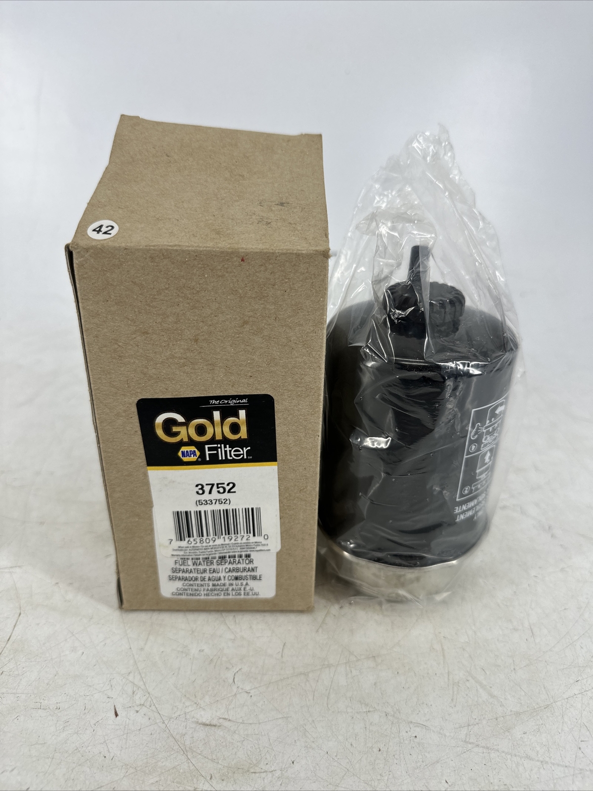 NAPA 3752 - Fuel filter cross reference