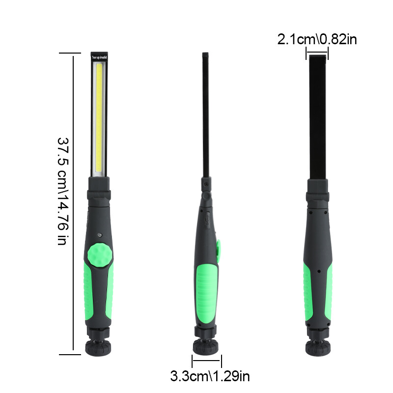 USB Rechargeable Magnetic Slim Bar Folding LED Work/Shop/Auto Light ...