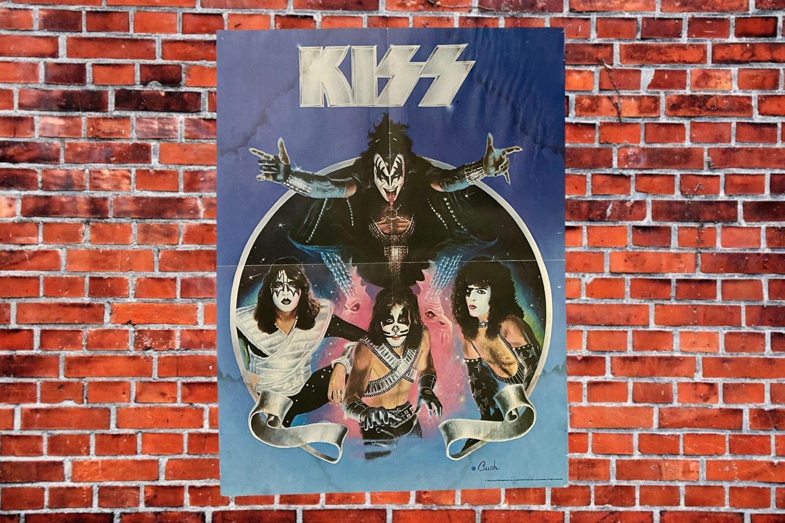 A Marvel Super Special KISS Comic Book No 2 1978 EXCELLENT Poster w ...