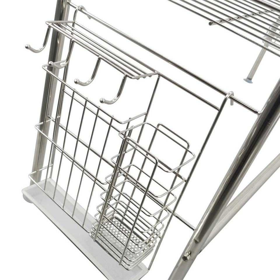 Two-layer Stainless Steel Kitchen Drain Rack Shelf NEW 715569831988| eBay