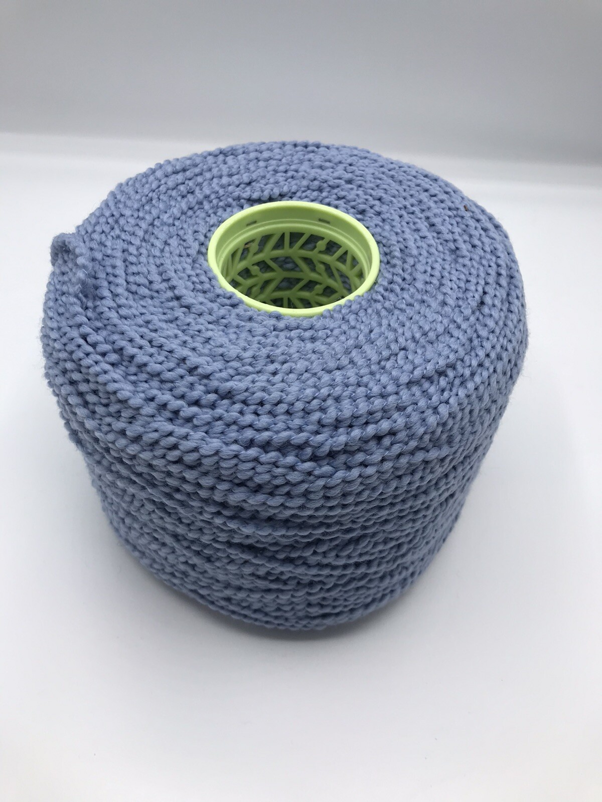 Large 1150 Gram Cone Of Chunky 95% Wool Gimp Yarn In Sky Blue. | eBay UK