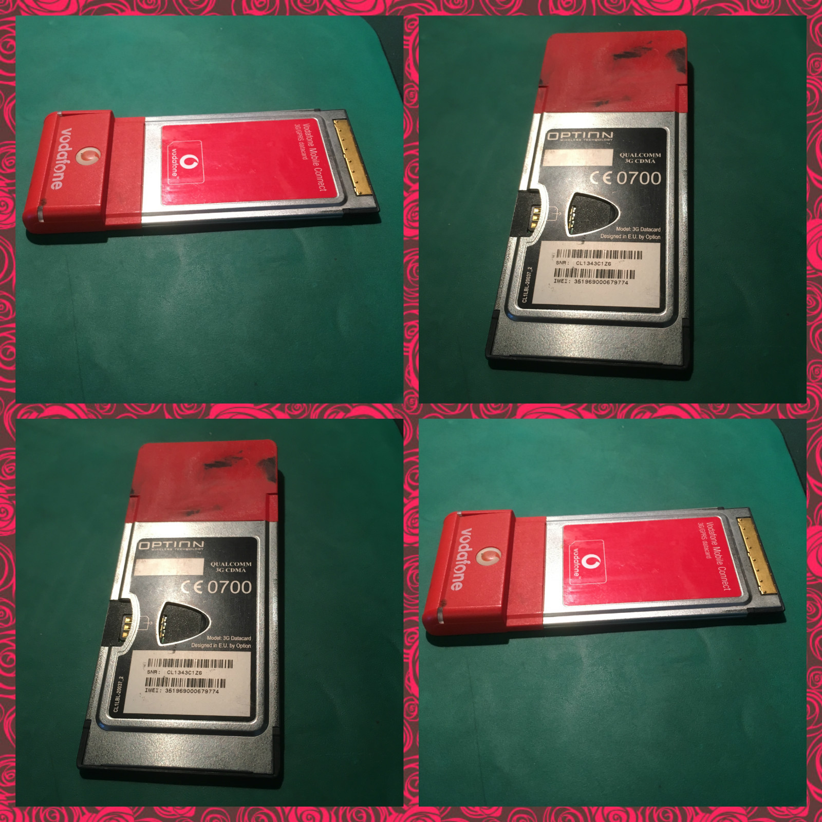 Vodafone Mobile Connect 3G Broadband Qualcomm 3G CDMA PCMCIA | eBay UK