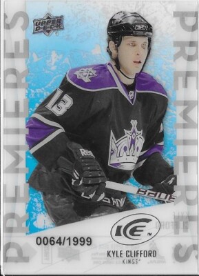 2010-11 Upper Deck Ice KYLE CLIFFORD Ice Premieres rookie card #62 | eBay