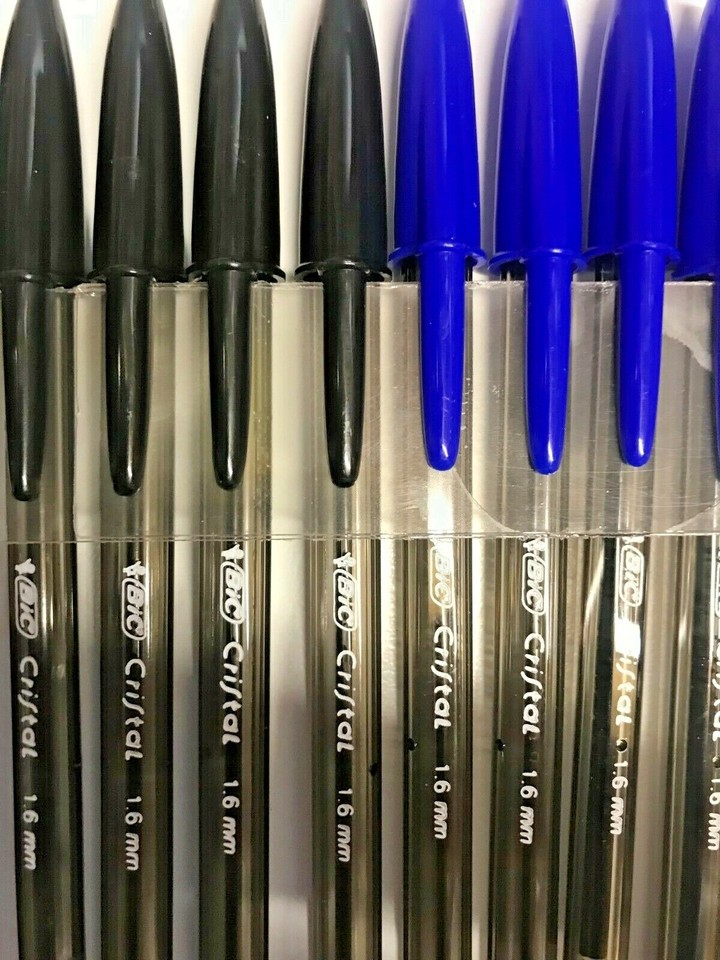 BIC® Cristal 1.6mm Ball Biro Pens - Various Colours - Packs Of 10 | eBay UK