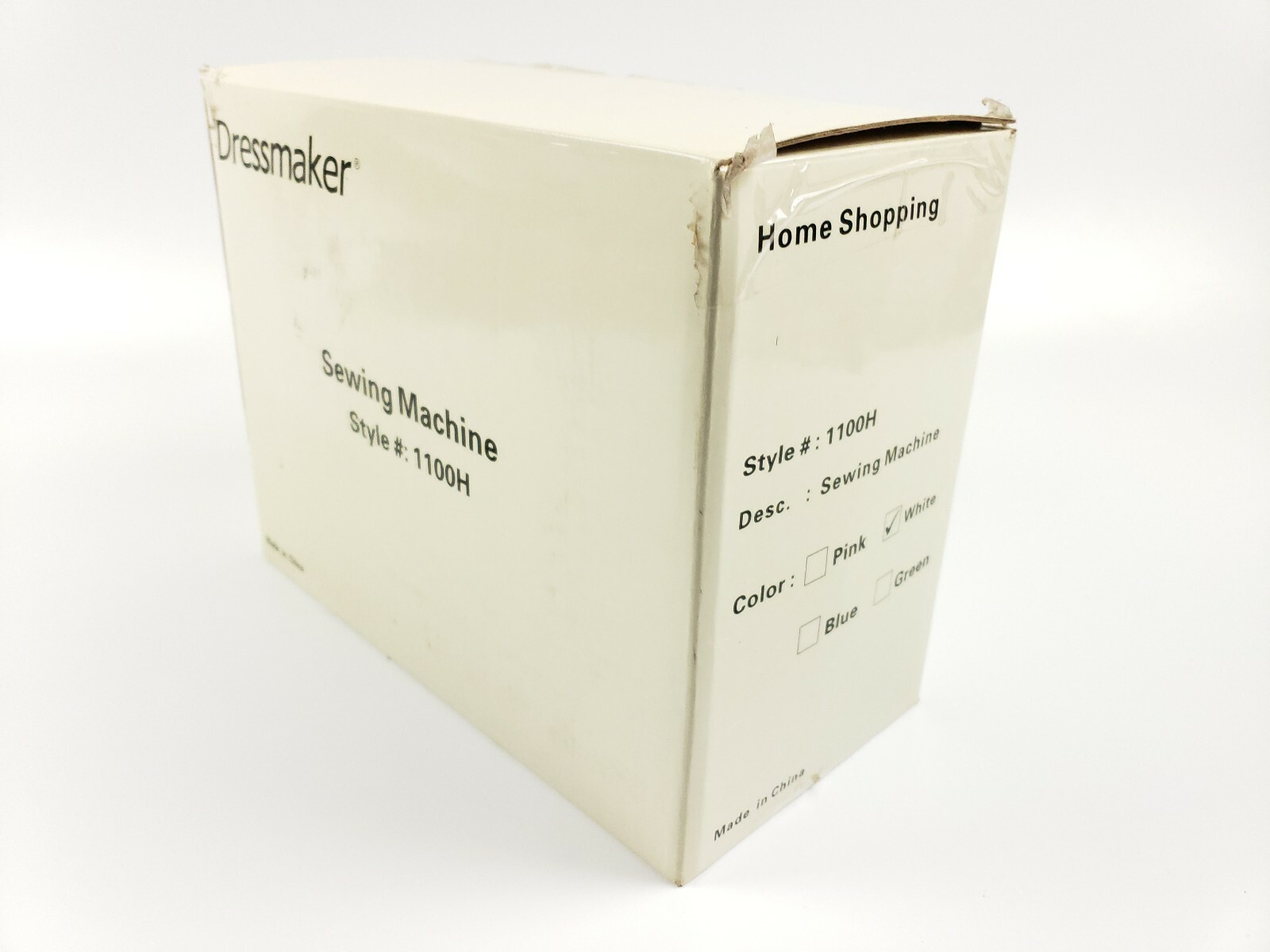 Dressmaker Portable Sewing Machine Style 1100H White | eBay