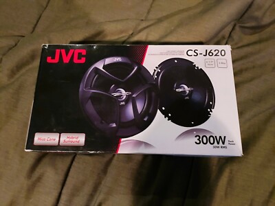 JVC CS-J620 6.5 300W 2-Way CS Series Coaxial Car Audio Speakers 6-1/2 ...