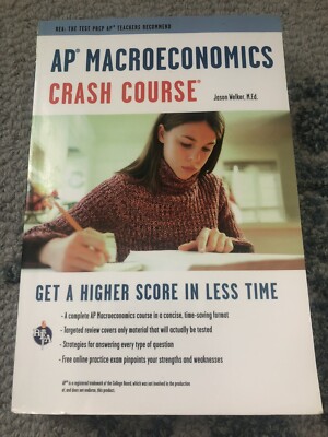 NEW AP Macroeconomics Crash Course Review Book REA | eBay