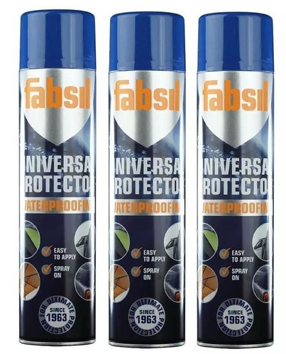 3x Grangers Fabsil Universal Aerosol Waterproofing Reproofing Spray ...