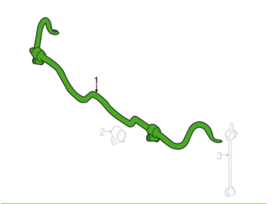 MERCEDES BENZ CL C216 Stabilisator hinten rollend A2213200411 NEUES ...