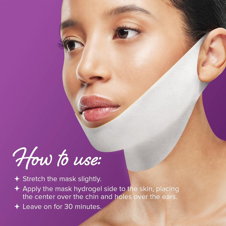 MAREE V Line Lifting Mask with 24K Gold - Deep Collagen Jawline Shaper ...