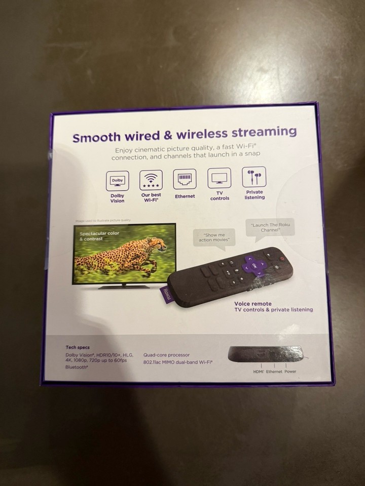 Roku Ultra LT Streaming Device 4K/HDR/Dolby Vision with Roku Voice ...