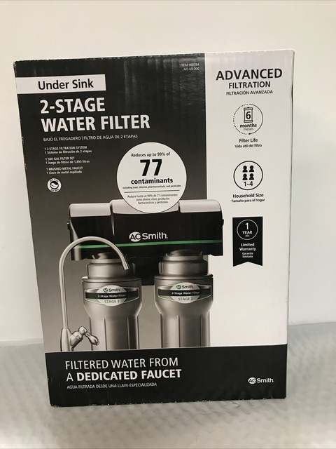 A. O. Smith AO-US-200 2-Stage Water Filter - Black for sale online | eBay