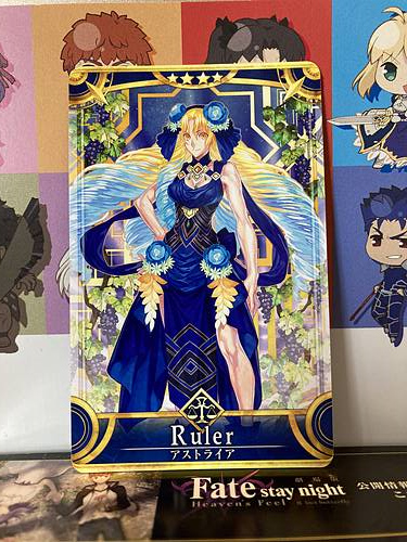 Astraea Stage 1 Ruler Star 4 FGO Fate Grand Order Arcade Mint Card | eBay