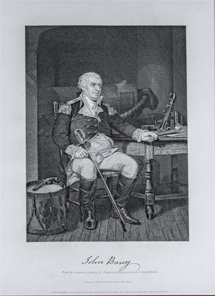 RARE REVOLUTIONARY WAR NAVAL CAPTAIN JOHN BARRY SIGNED DOCUMENT ...