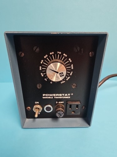 Superior Electric Powerstat Variable Autotransformer L10B .23 KVA 1.75 ...