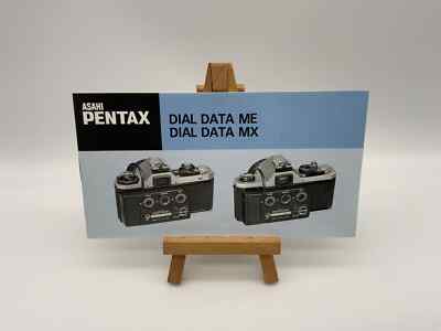 Pentax Dial Data ME / MX Manual English User Guide | eBay