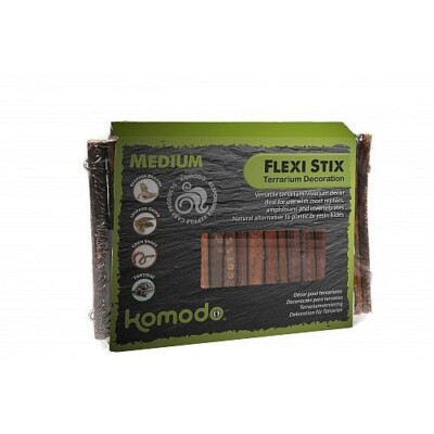 Komodo Flexi Stix Vivarium Bendy Sticks Reptile Tunnel / Hide Ramp MED ...
