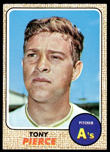 1968 Topps Tony Pierce Oakland Athletics #38 * | eBay