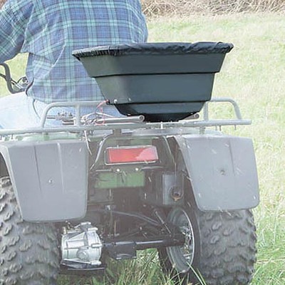 ATV Broadcast Spreader - 12 Volts - 80 Lbs Capacity - Seed and ...