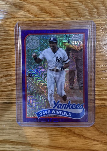 2024 Topps Update DAVE WINFIELD Purple Silver Pack Mojo 69/75 - NEW ...