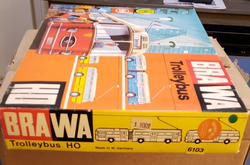 Brawa Trolley Bus #6103 Ho Scale Train Made In W.Germany | eBay