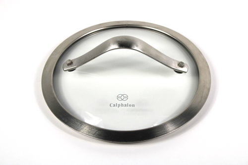 CALPHALON 7" - 6 3/4 Inch ID Glass & Stainless Replacement Lid Only | eBay