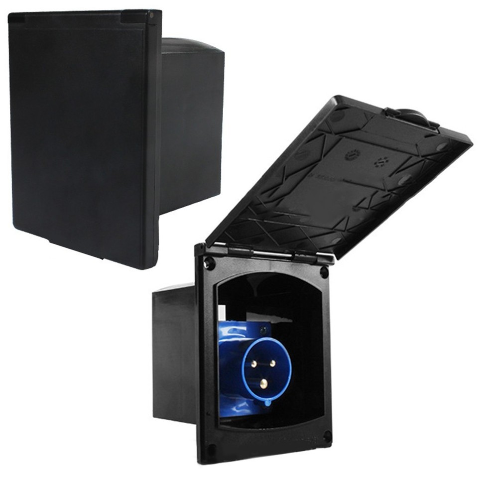 Waterproof Socket Outdoor Charging Socket 180° Opening Angle Easy ...